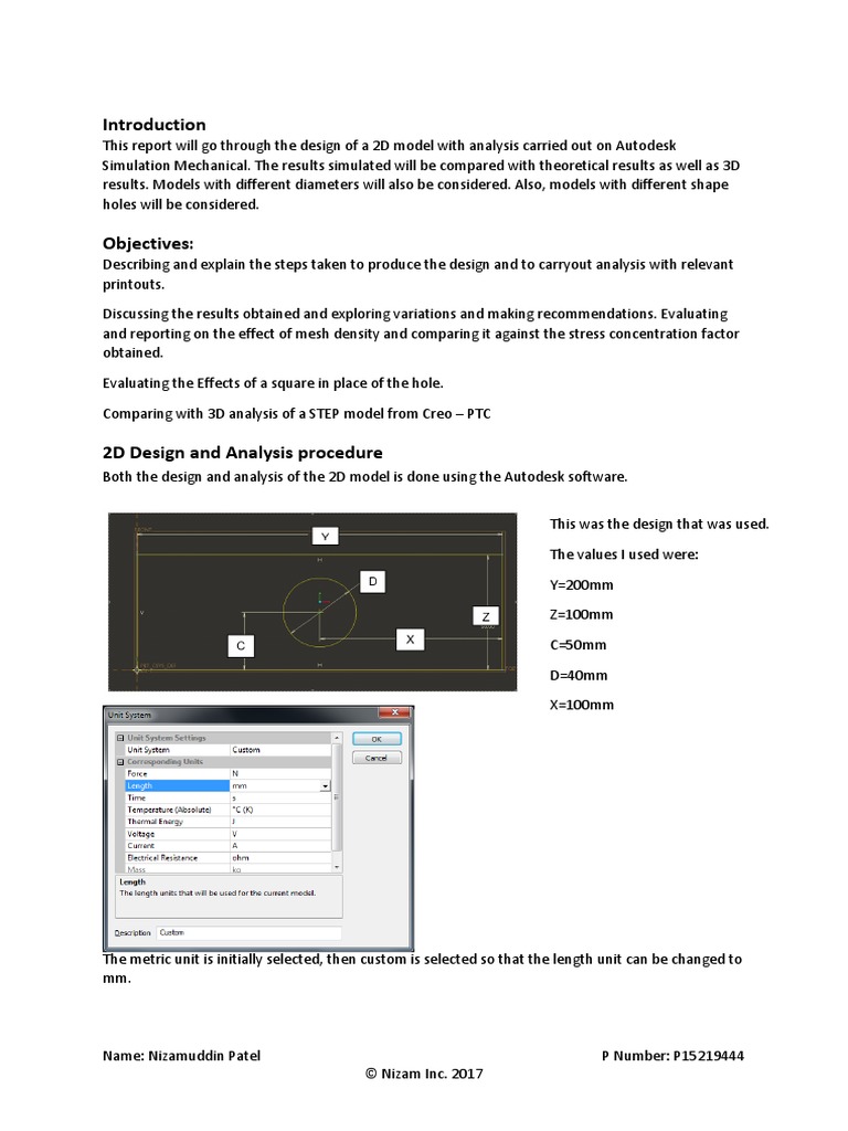 CAD Report 1 | PDF | 3 D Modeling | Circle