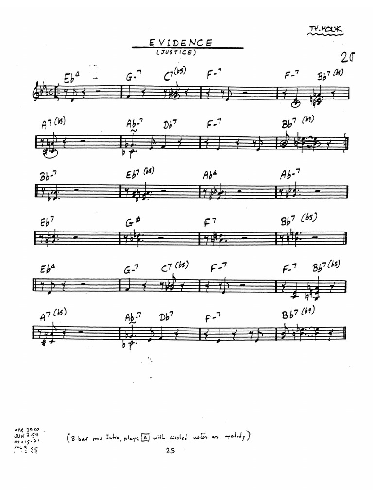 Evidence - Monk | PDF