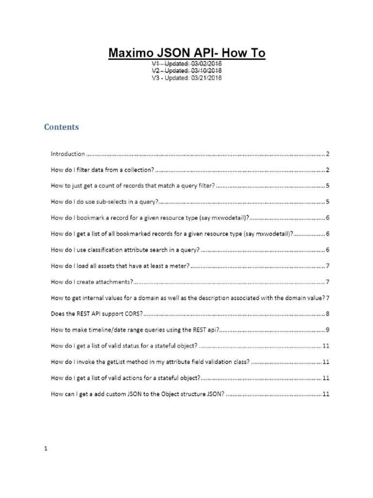 Maximo Json Api Pdf 