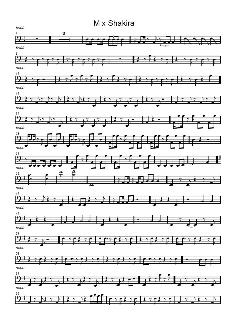 Mix Shakira Bass | PDF