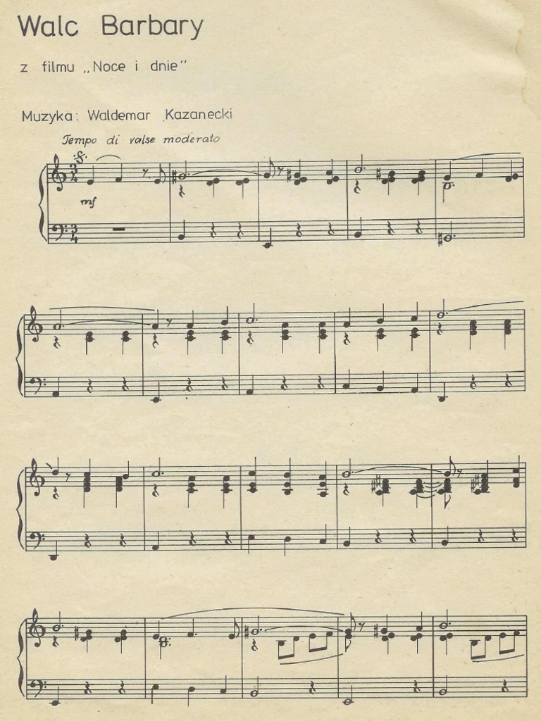 Noce I Dnie P - Walc Barbary | PDF