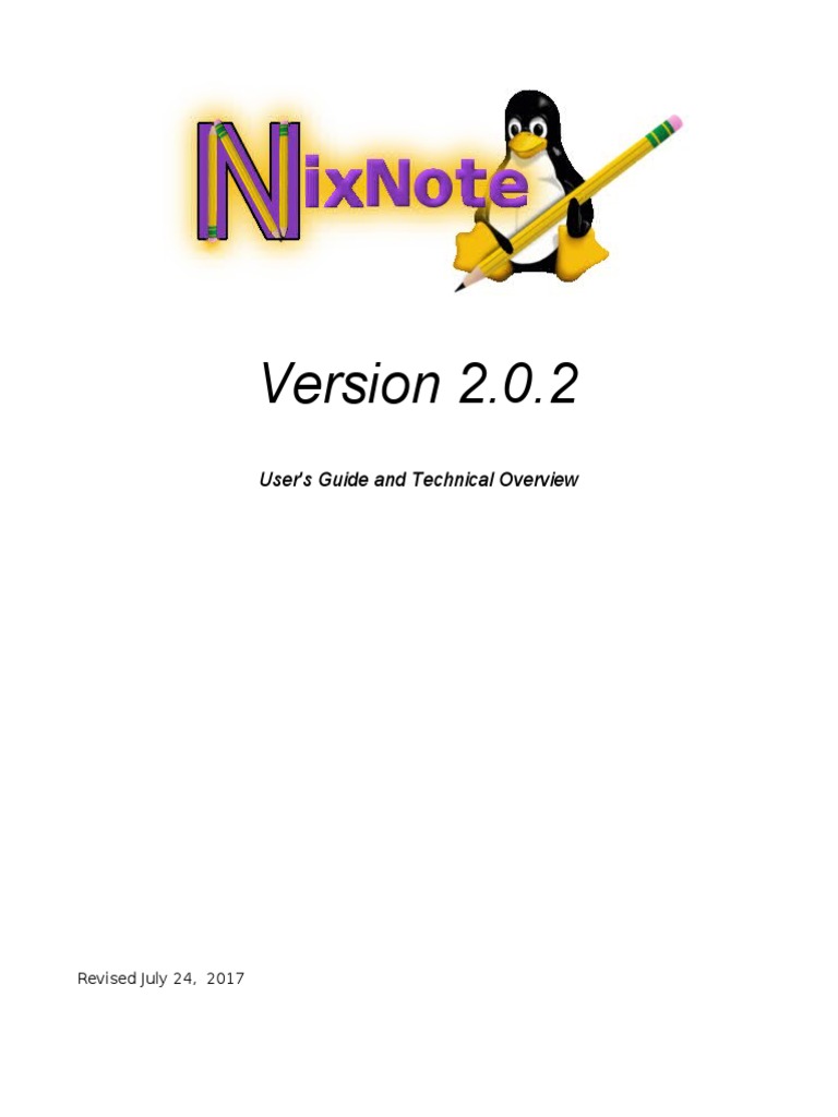 Nixnote | PDF | Evernote | Tag (Metadata)