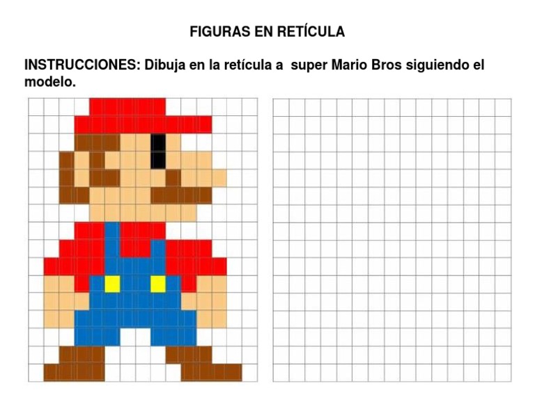 Figuras En Retícula Mario Bros Pdf