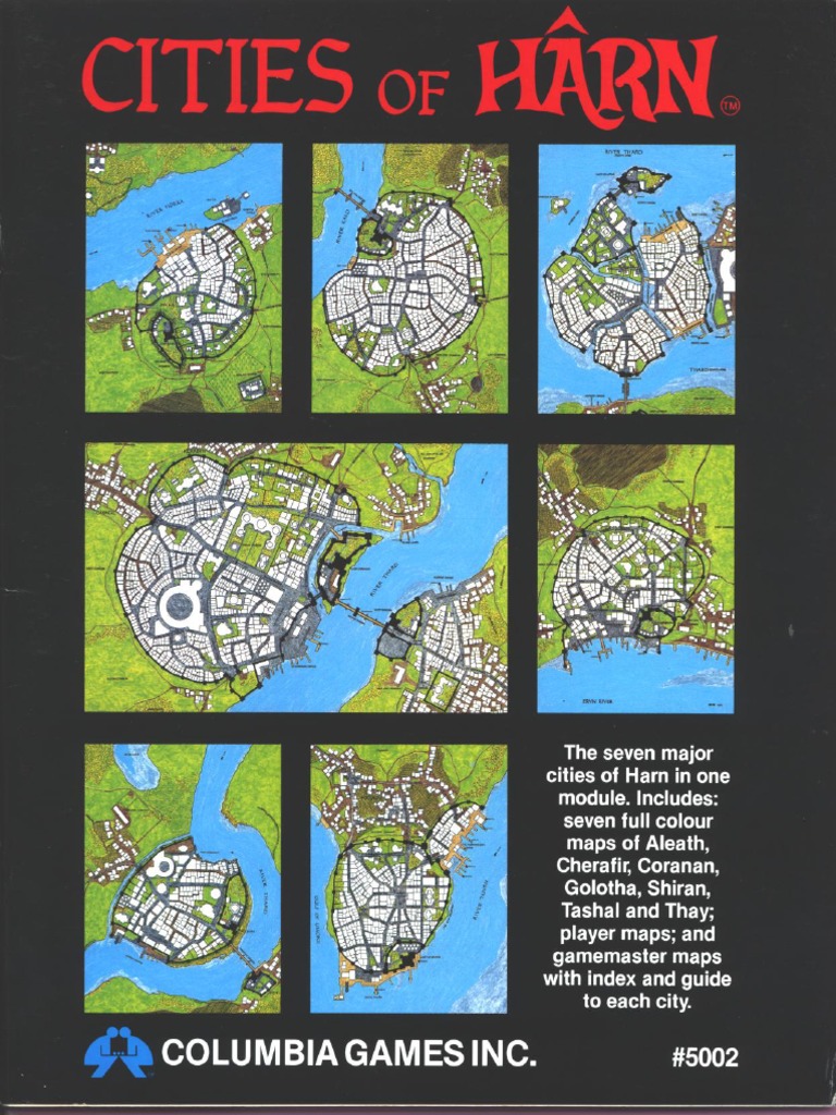 cg5002 Cities of Harn PDF | PDF