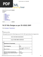 M20 Mix Design | PDF | Concrete | Construction Aggregate