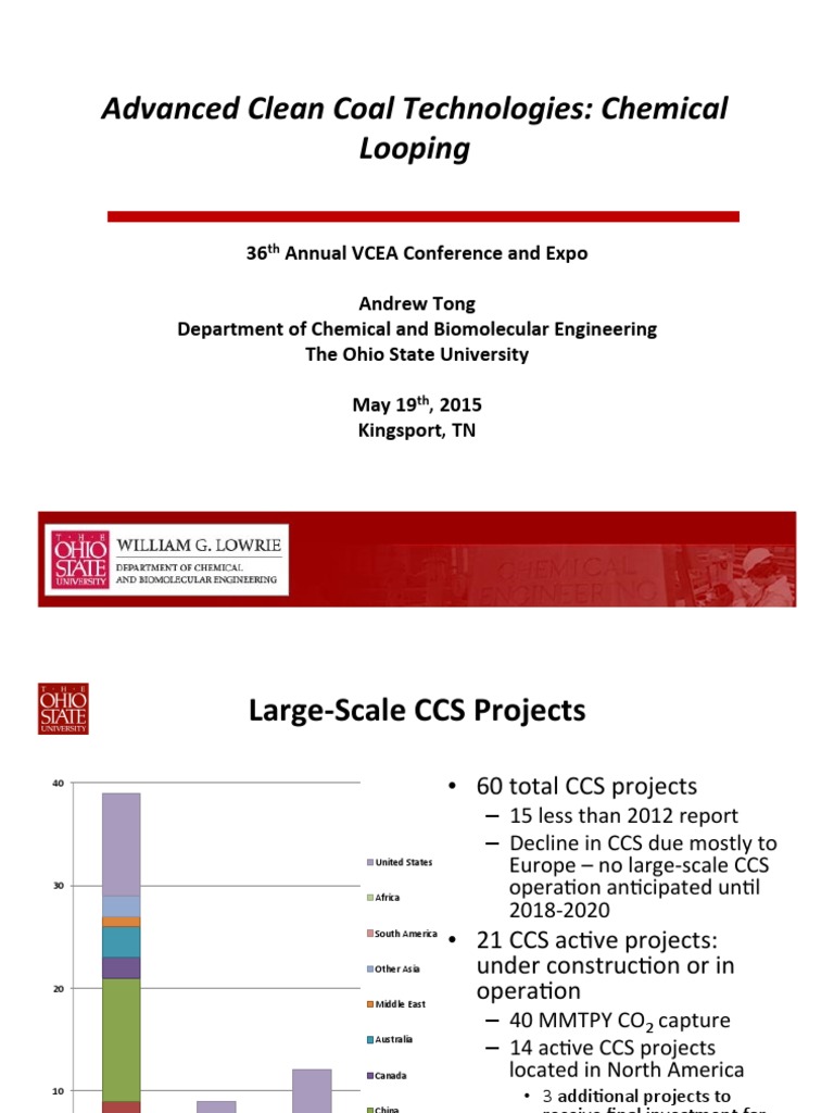 Advanced Clean Coal Technologies: Chemical Looping | PDF | Fluidization ...