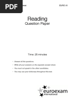 Key English Test - Reading and Writing Part 1-7 - Englishrevealed | PDF