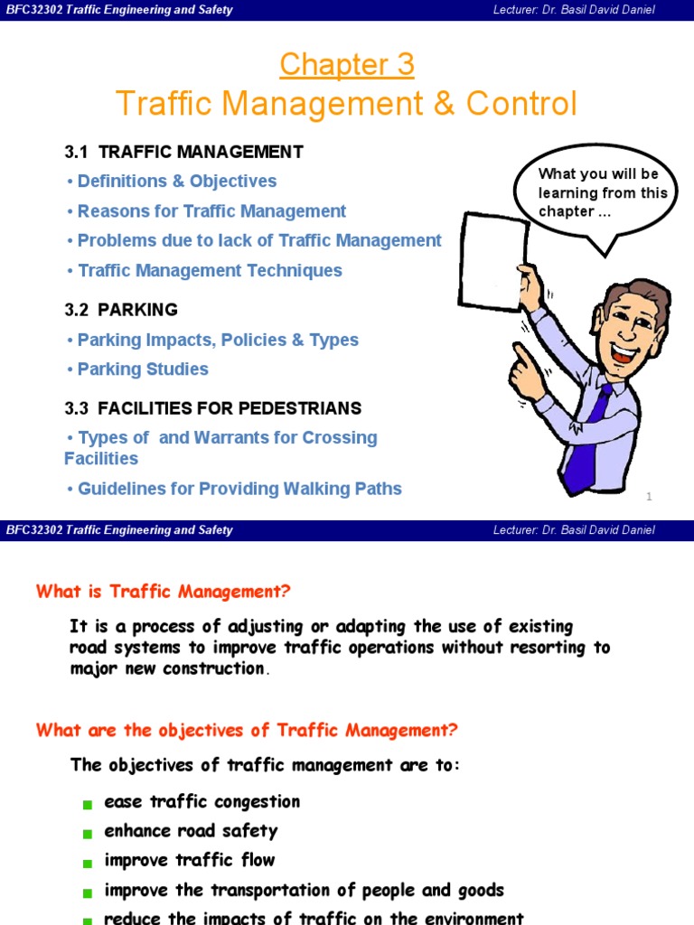 BFC32302 Chapter 3-A | PDF | Traffic | Traffic Congestion