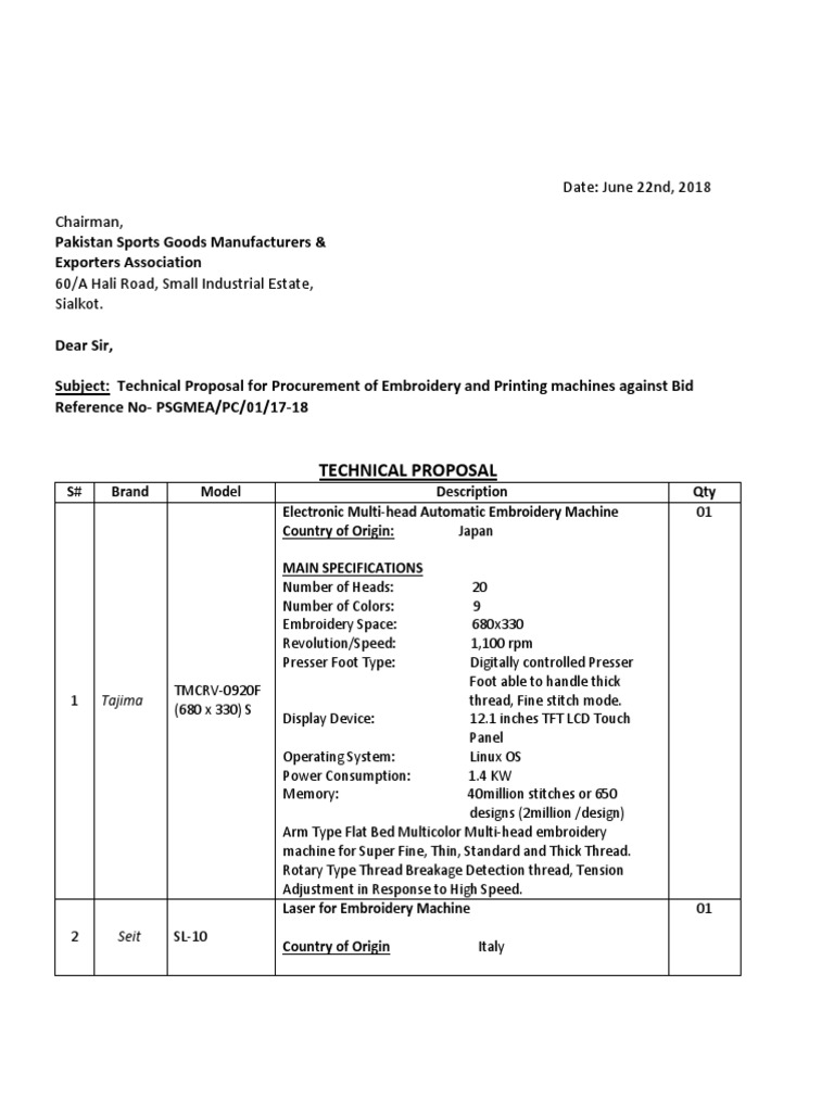 7 Technical Specification | PDF | Manufactured Goods | Nature