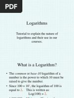 Log and Antilog Table | PDF | Logarithm | Special Functions
