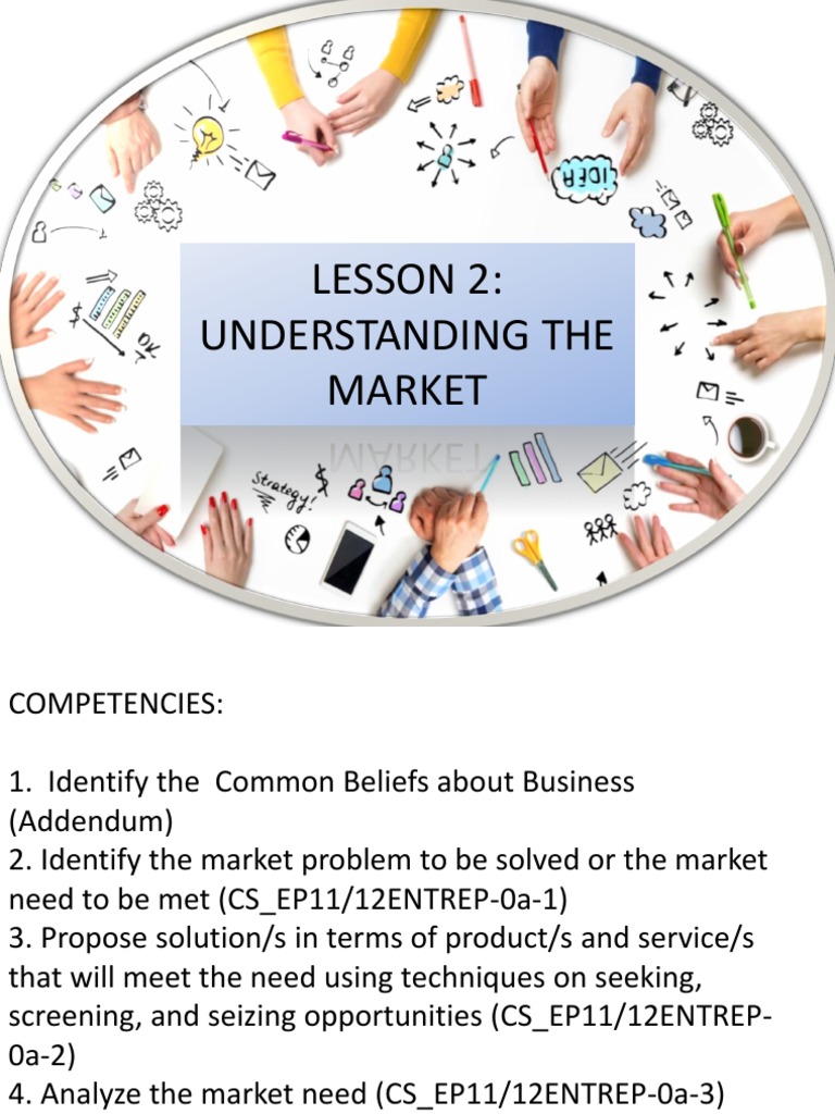 Market Understanding and Business Beliefs | PDF | Marketing | Market ...