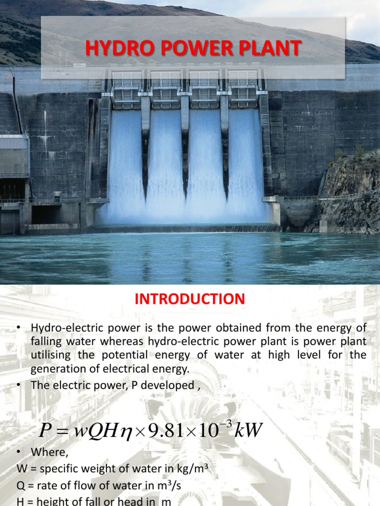 Hydro Report | PDF | Power Station | Hydroelectricity