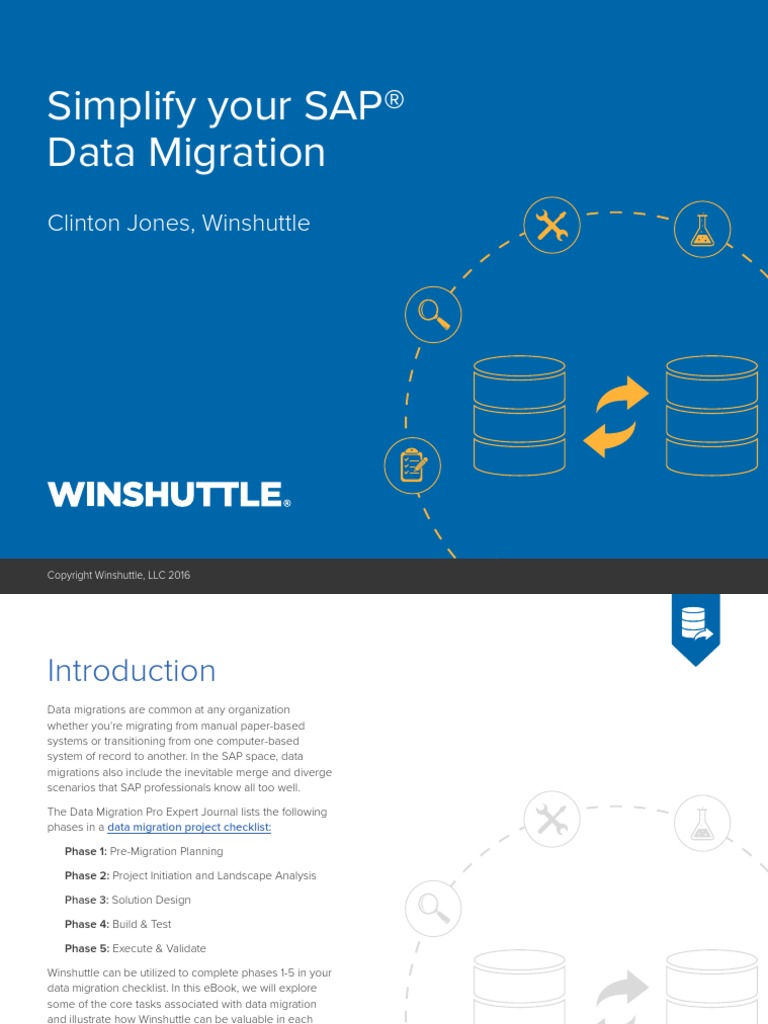 Winshuttle Simplify Your SAP Data Migration Ebook EN PDF | PDF ...