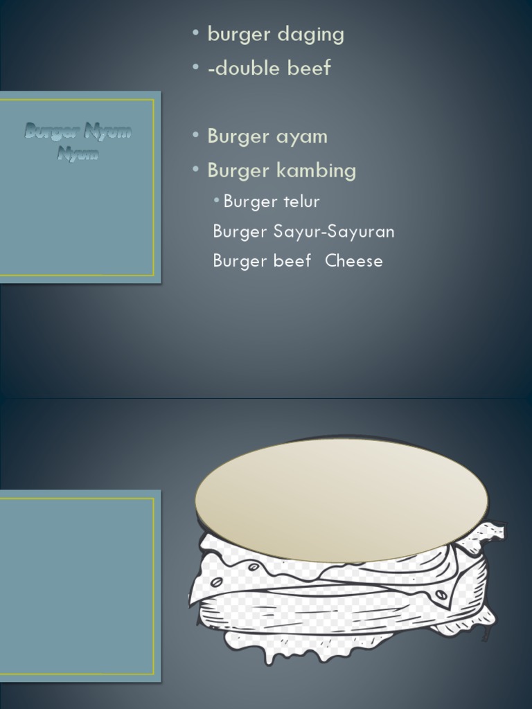 Burger Daging - Double Beef Burger Ayam Burger Kambing: Burger Telur ...