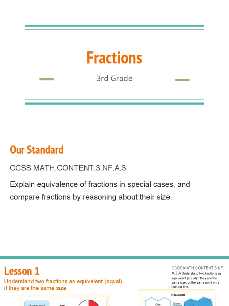 Math Unit Presentation | PDF | Fraction (Mathematics) | Teaching ...