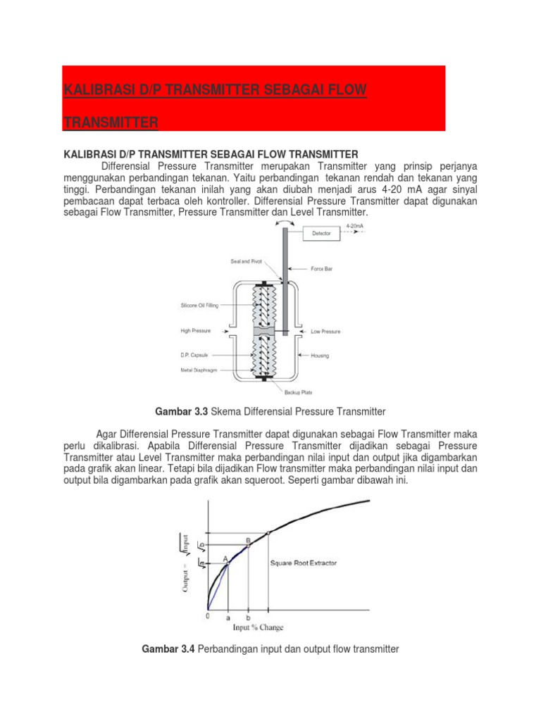 Kalibrasi Flow Transmitter | PDF