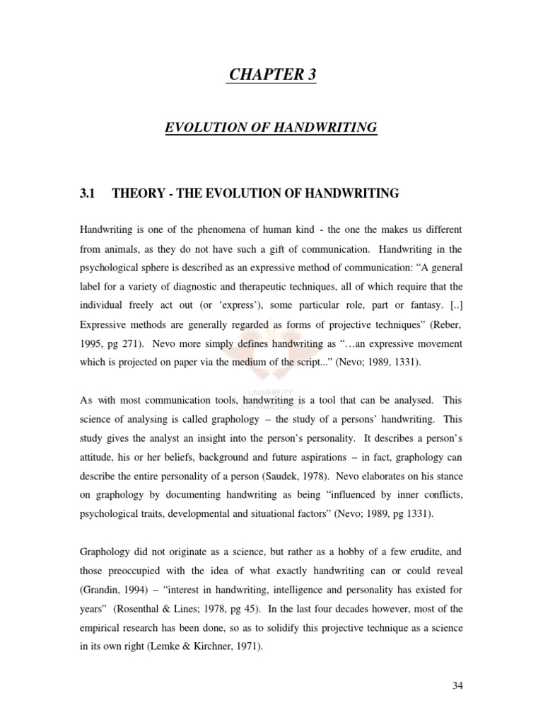 3.1 Theory - The Evolution of Handwriting | PDF | Cuneiform | Graphology