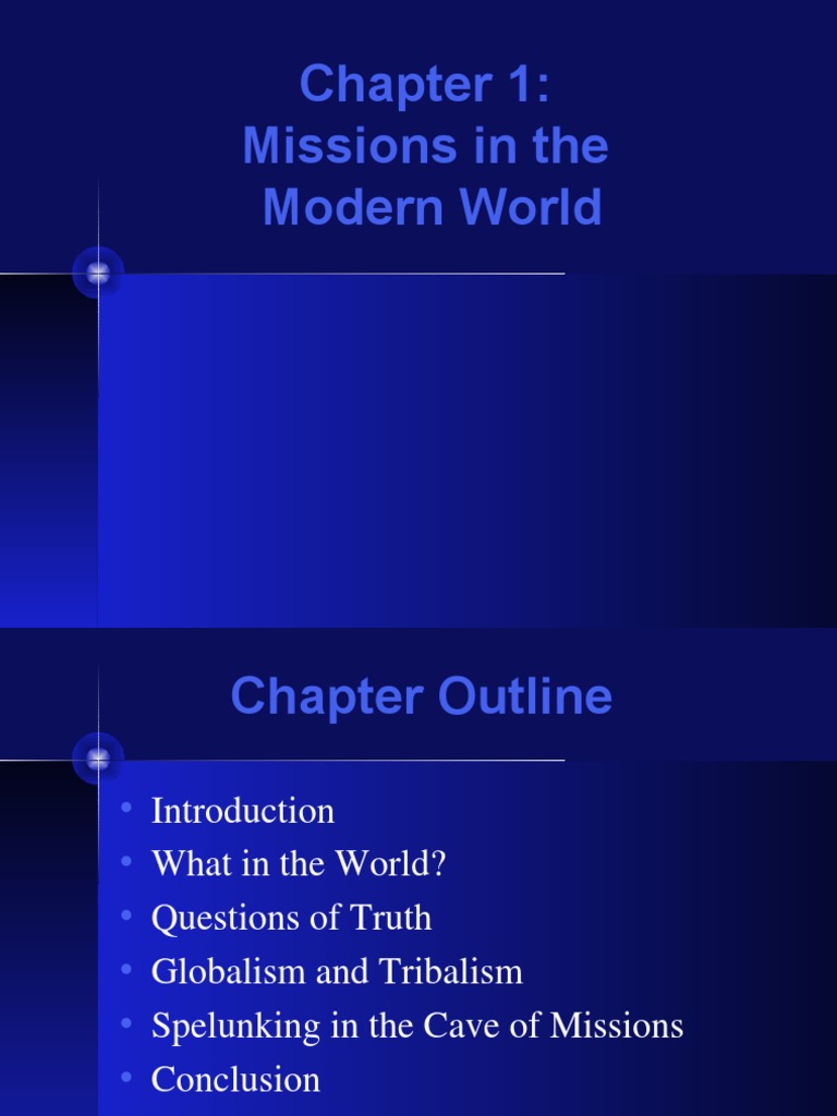 Understanding Modern Missions | PDF | Christian Mission | Christian ...