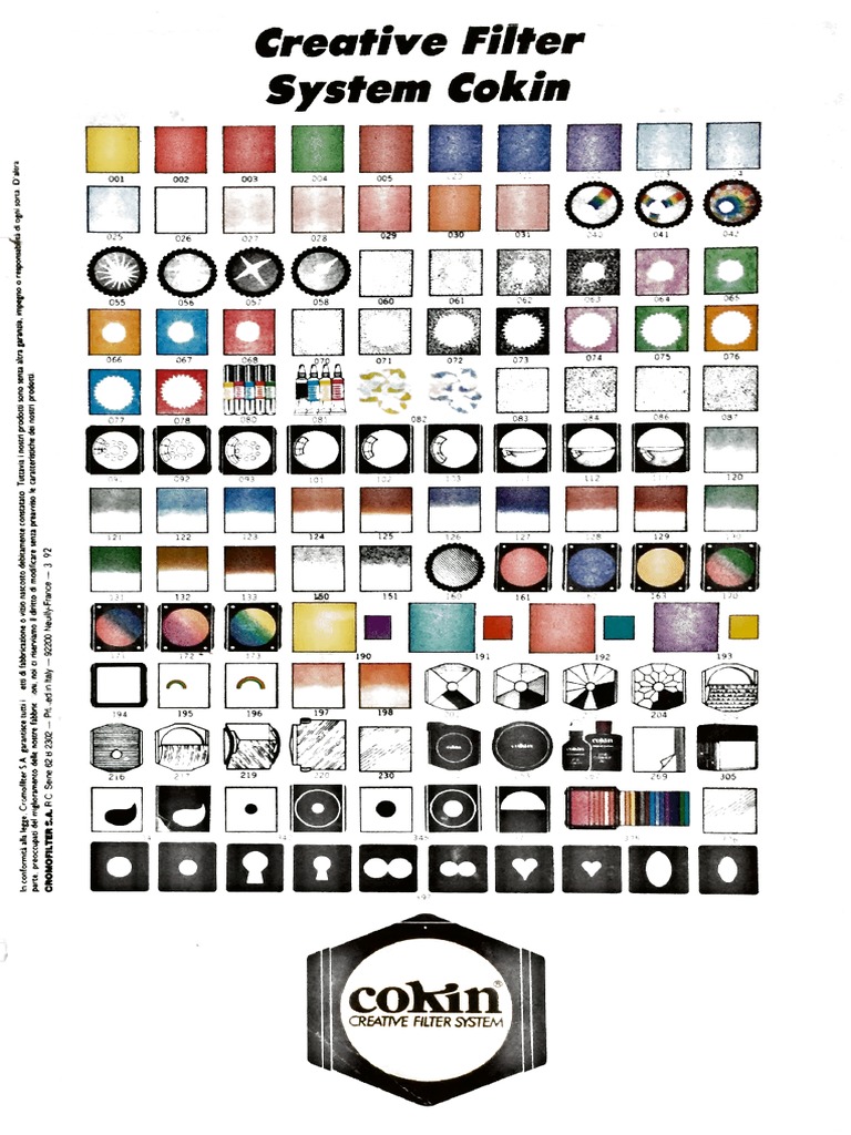 Creative Filter System Cokin | PDF | Electromagnetic Radiation | Imaging