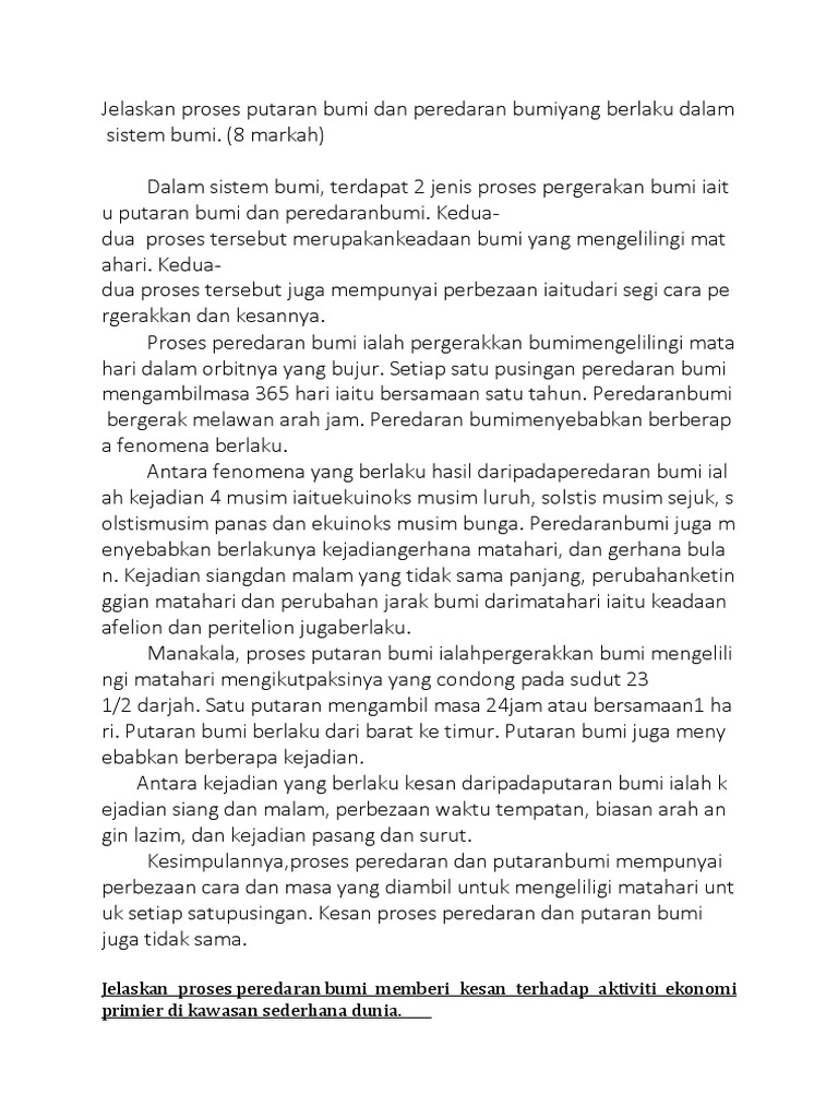 Esei Esei Geografi | PDF