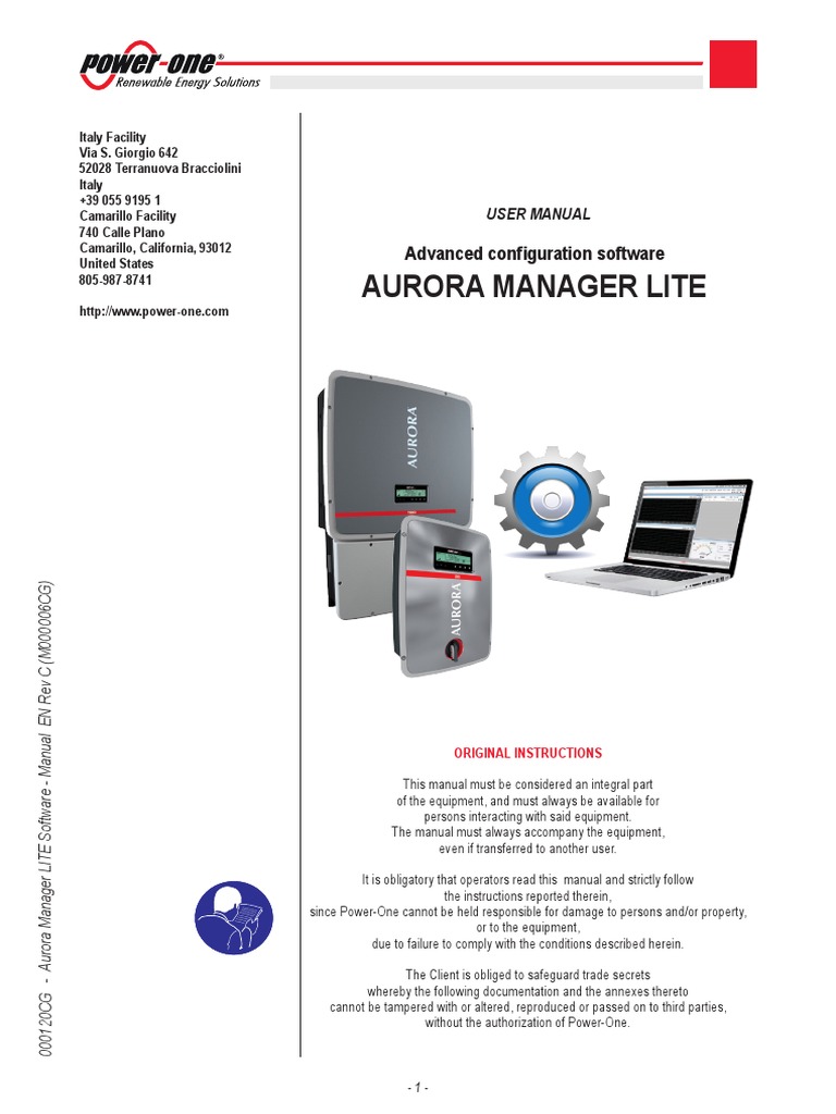 Software Aurora ABB | PDF | Menu (Computing) | Power Inverter