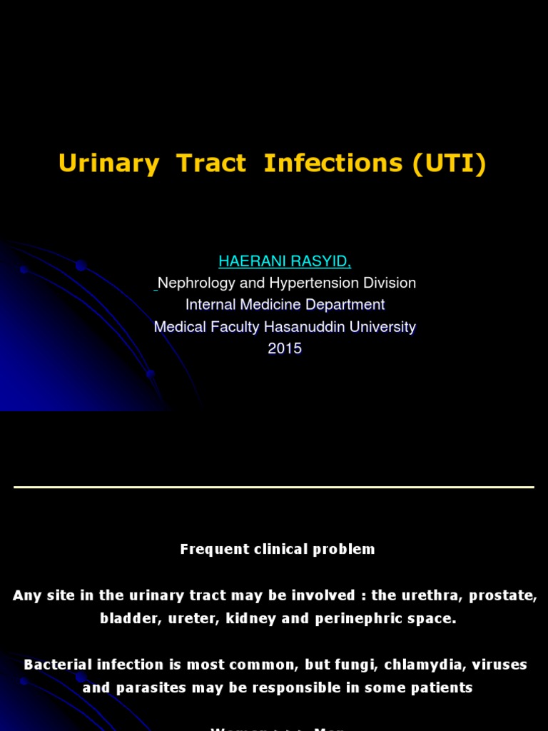 Urinary Tract Infections (UTI) | PDF | Urinary Tract Infection | Prostate
