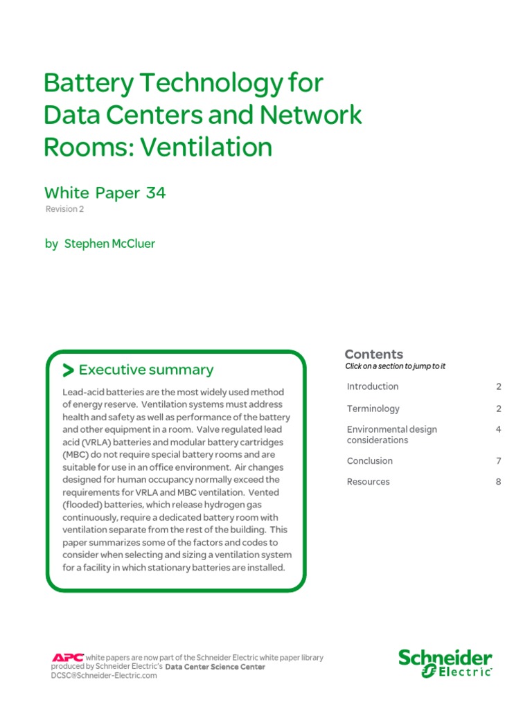 Ventilation For Battery Systems666 | PDF | Battery Charger ...