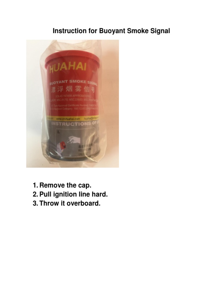 Using a Buoyant Smoke Signal | PDF