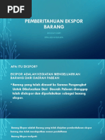 Jenis-Jenis Dokumen Bea Cukai | PDF | Pengelolaan Keuangan & Uang