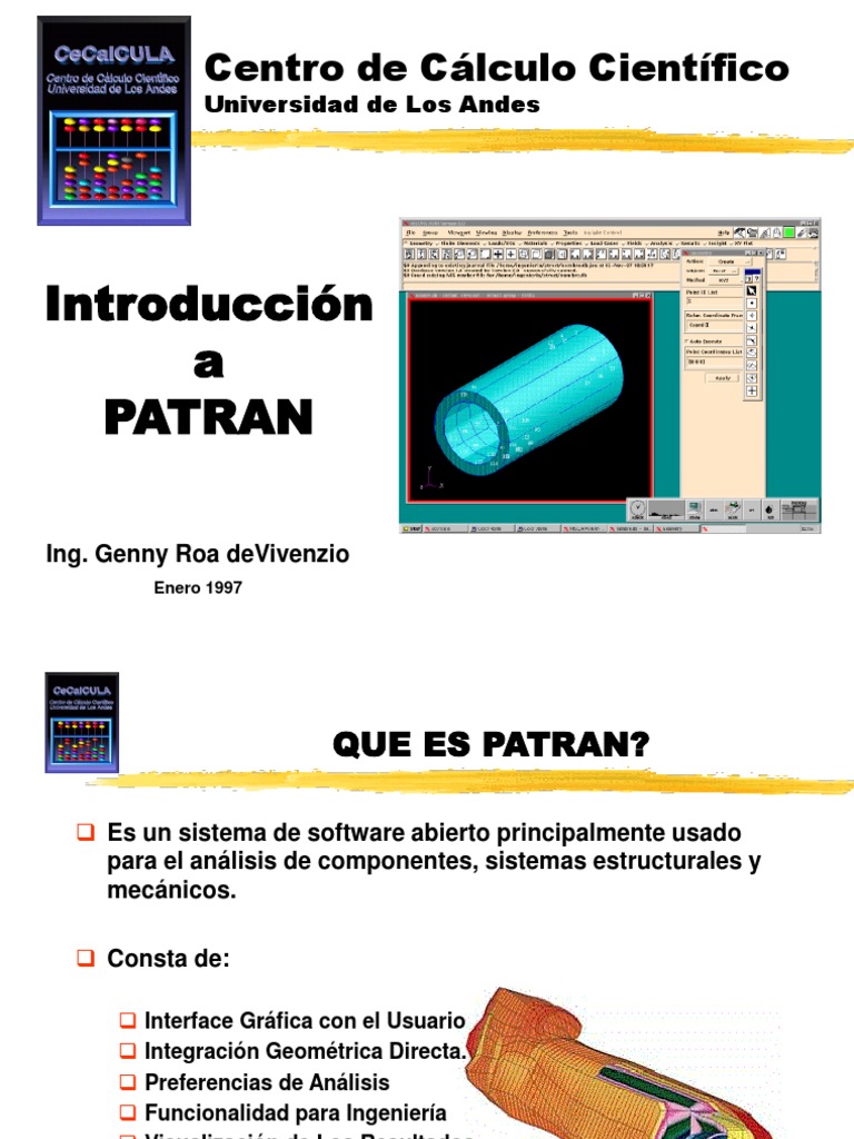 Introducción a PATRAN: Software de Análisis | PDF | Curva | Sistema ...