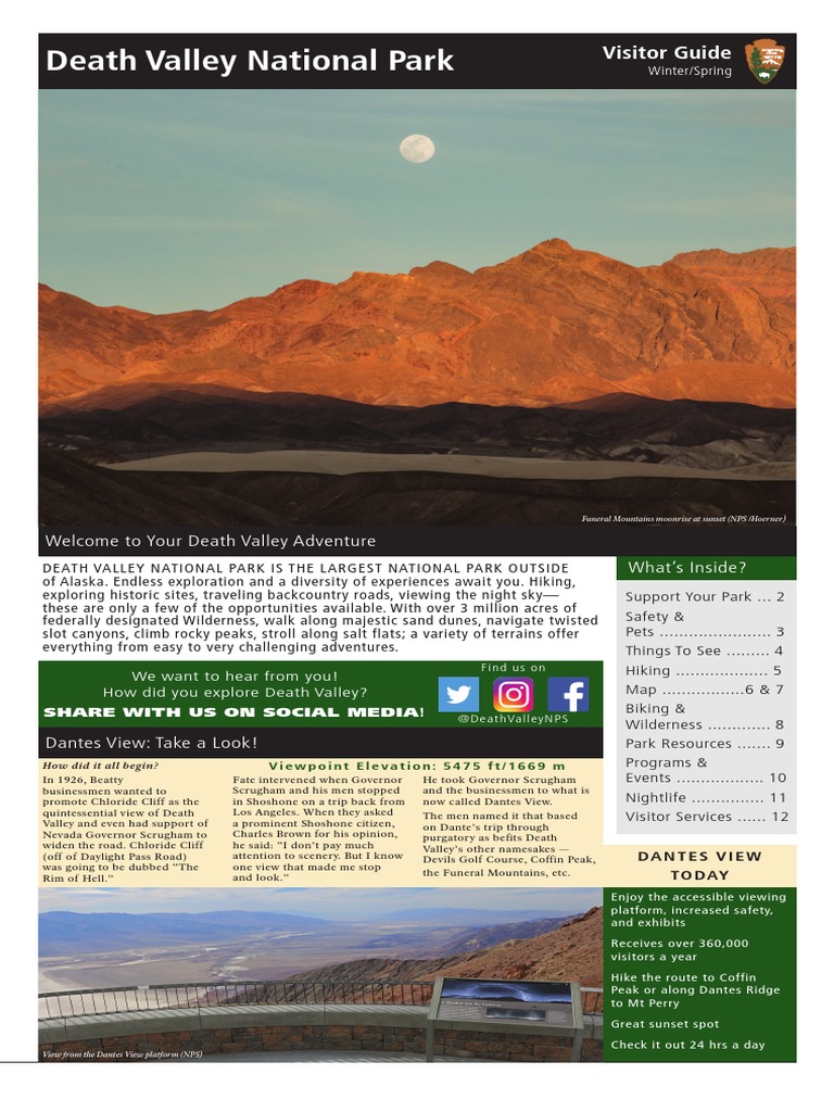 Death Valley Guide | PDF | Trail | Nature