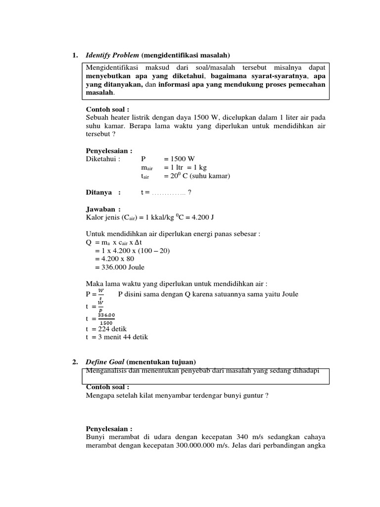 Soal Problem Solving | PDF