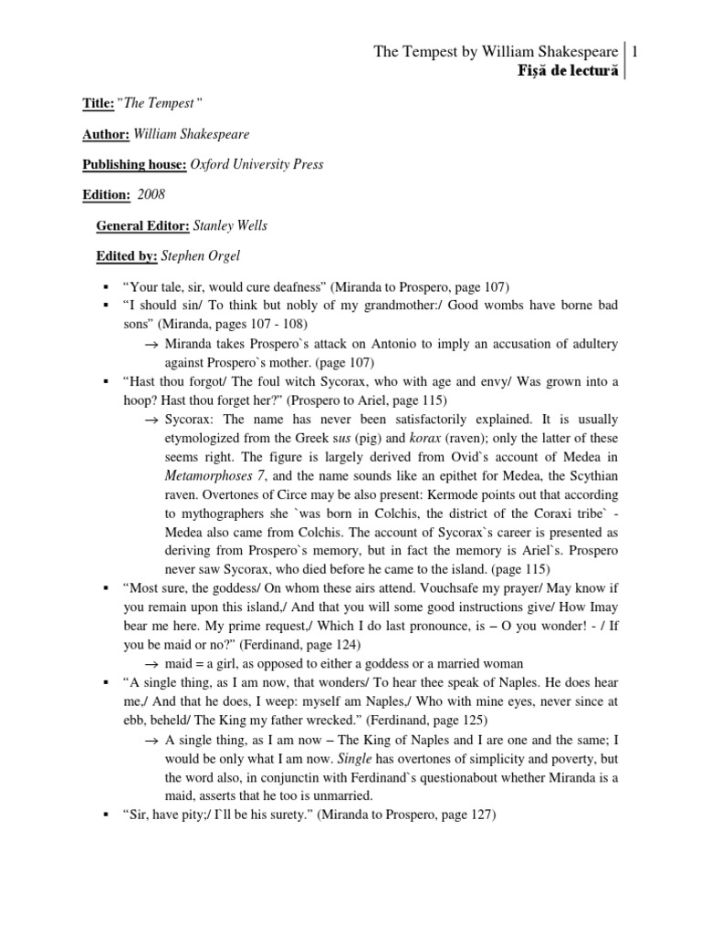 Title: Author: William Shakespeare Publishing House: Oxford University ...