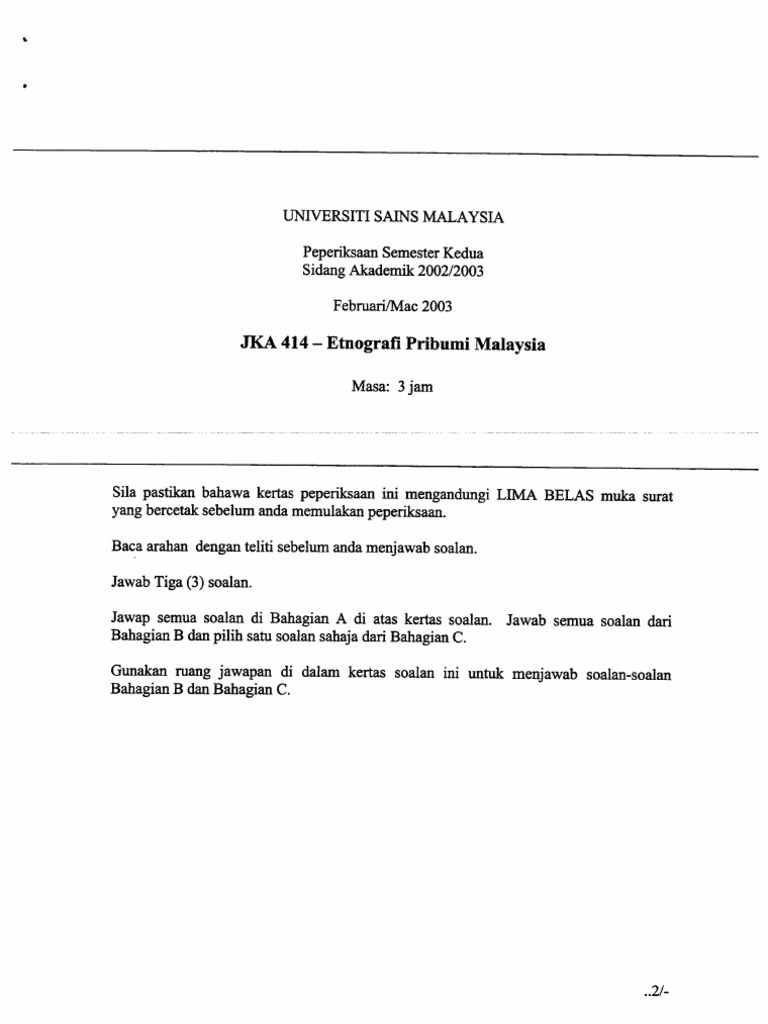 Soalan XM TITAS | PDF