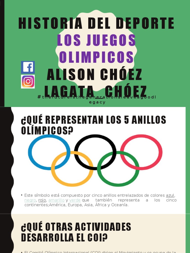 Historia y símbolos de los Juegos Olímpicos | PDF | Juegos olímpicos | Ocio