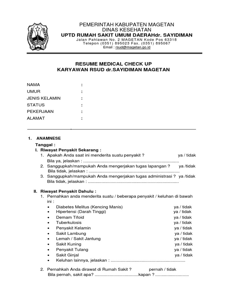 Format Mcu Karyawan | PDF