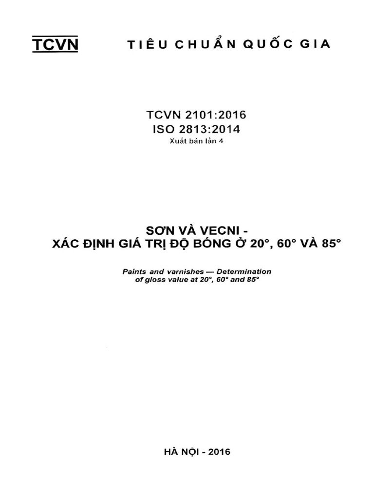 TCVN 2101-2016 Đ Bóng | PDF
