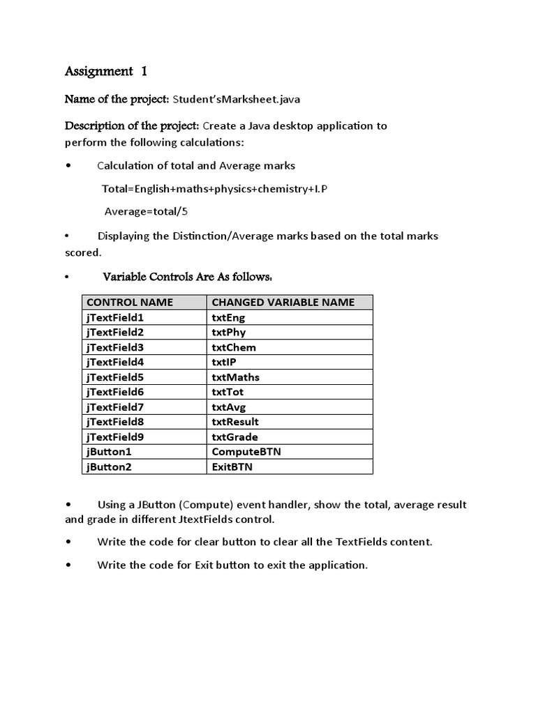 Assignment 1 Pdf Constructor Object Oriented Programming Programming 3851