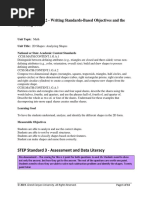 Essential Standards Chart Grade 6 Math | PDF | Ratio | Area