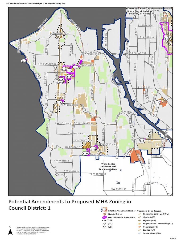 Seattle City Council - MHA - Potential Changes to the Proposed Zoning ...