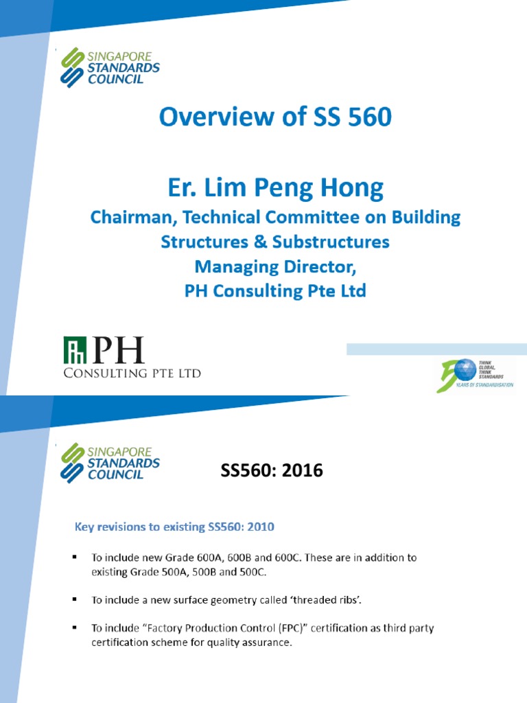 Overview of SS 560 Singapore Standard | PDF | Singapore | World Politics