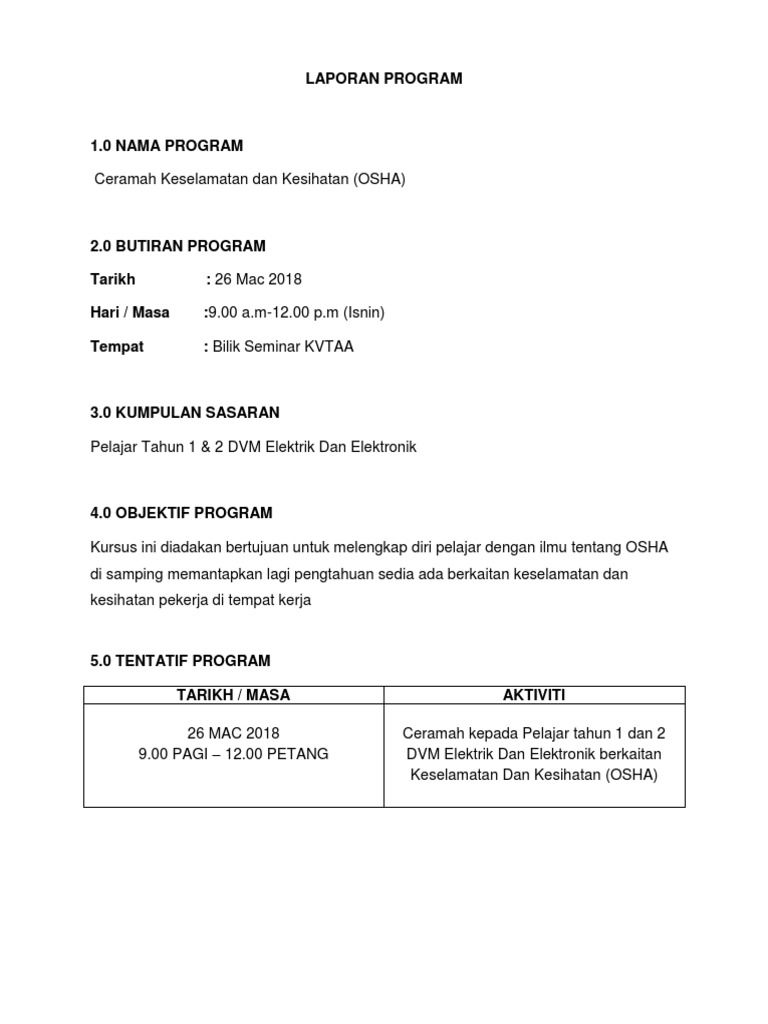 Laporan Program | PDF
