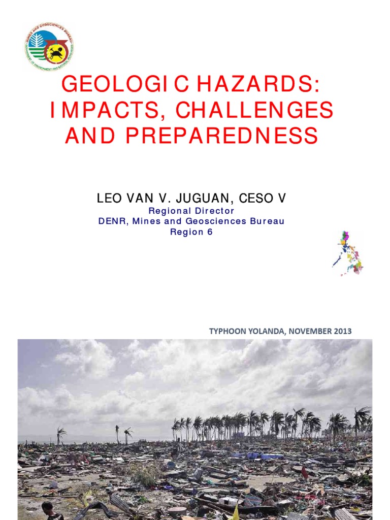 Schools Geohazard Lecture | PDF | Sinkhole | Earthquakes