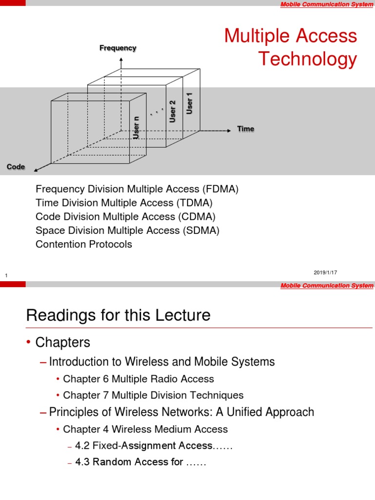 Multiple Access (Chapter2) | PDF | Channel Access Method | Network ...
