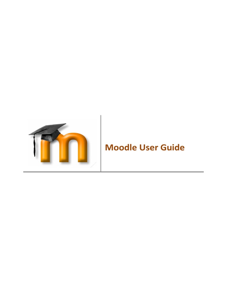 Moodle User Guide PDF | PDF