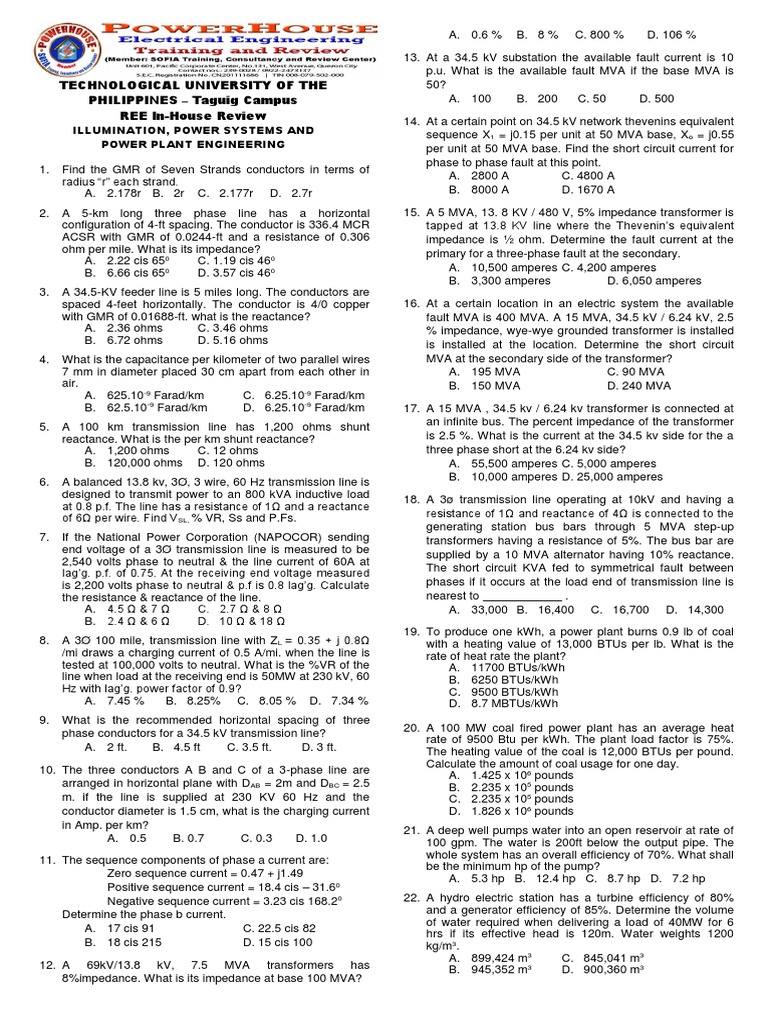 EE4 | PDF | Electric Power Transmission | Transformer