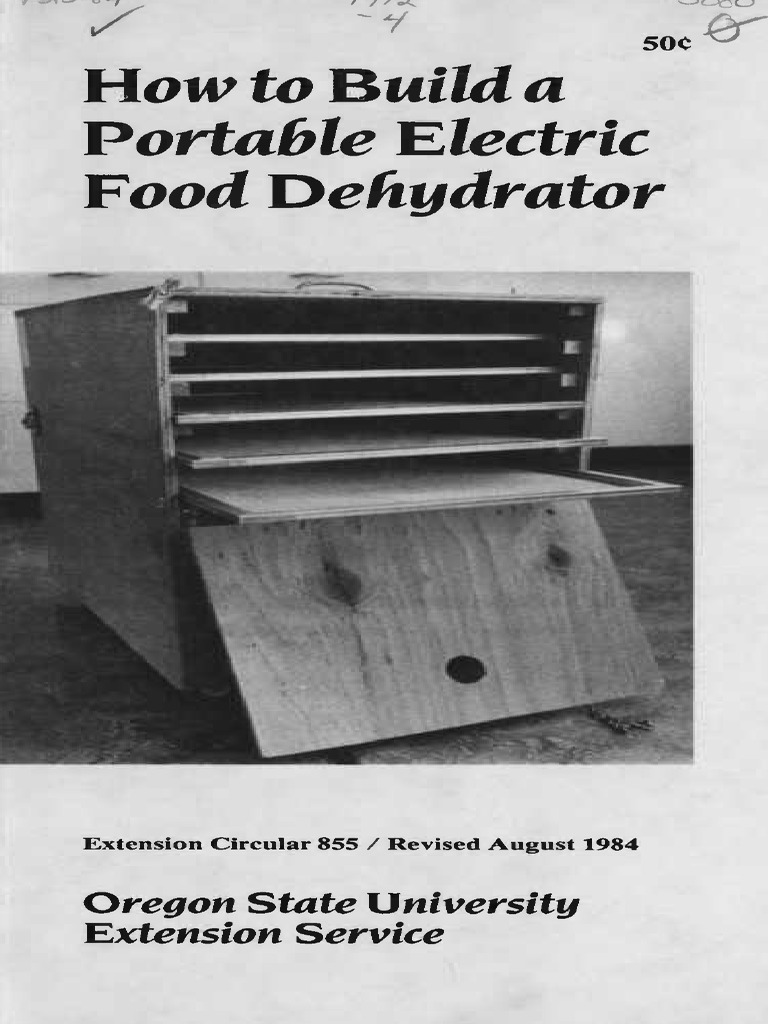 Build a Portable Electric Dehydrator | PDF | Thermostat | Hvac