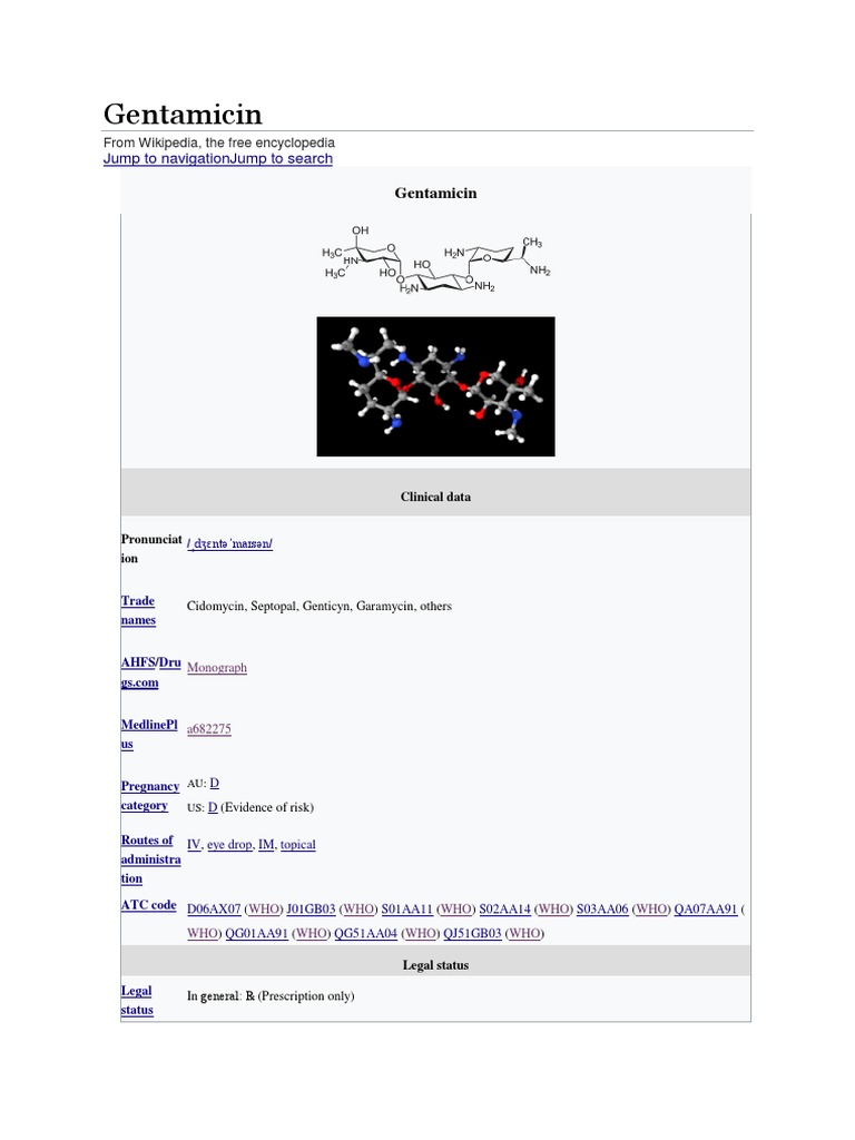 An In-Depth Review of Gentamicin: Its Uses, Mechanism of Action ...