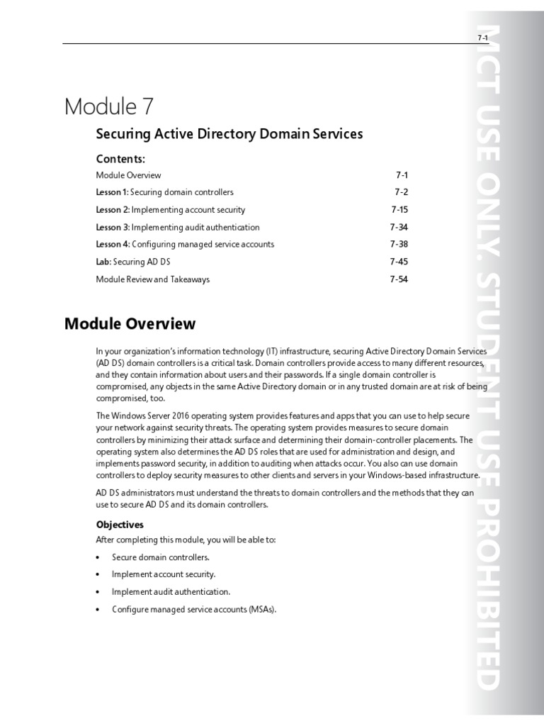 Modulul VII | PDF | Active Directory | Group Policy
