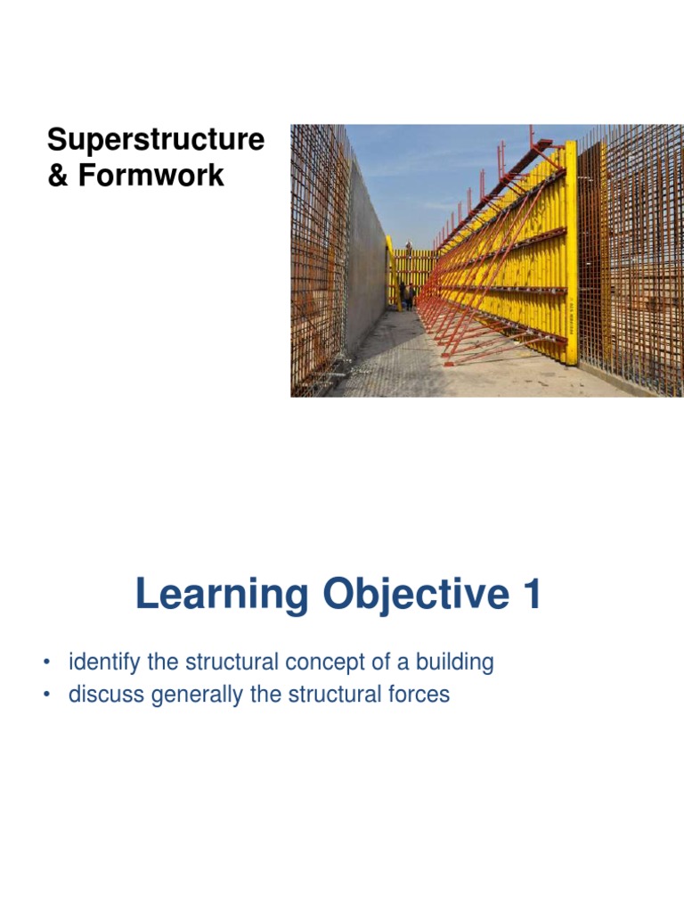 5 Superstructure Formwork | Concrete | Reinforced Concrete